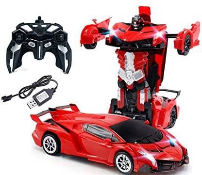 The Flyer's Bay Remote Control 2in1 Transform Car Robot Toy For Kids ...