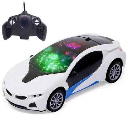 Xcillince Toys Wireless Remote Control 2ch Fast Modern Car With 3D ...