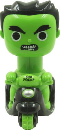 Humaira Avengers Hulk Pressure Ride Press and Go Friction Scooter Toy ...