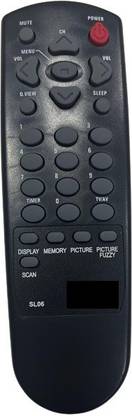 Akshita SL06 TV Compatible For CRT TV Remote Control SALORA Remote ...