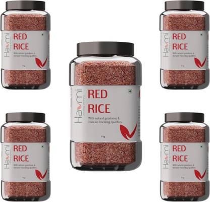 Havmi Meghalaya Organic Red Rice 5 KG Red Matta Rice (Medium Grain ...