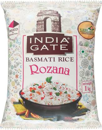 INDIA GATE Feast Rozzana Basmati Rice (Medium Grain, Polished) Price in ...