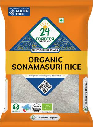 24 mantra ORGANIC Sona Masoori Rice (Full Grain, Polished) Price in ...