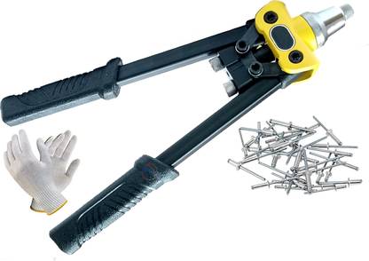 Mass Pro 1Pc Manual Heavy Duty SS Nose 12"inch Hand Riveter Gun 3.2/4.0 ...