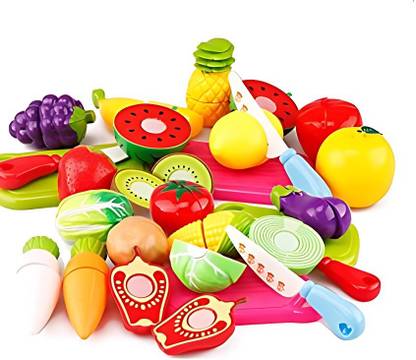 skytrapper Combo of Fruit and Vegetable Toy set for kids to play Chef ...