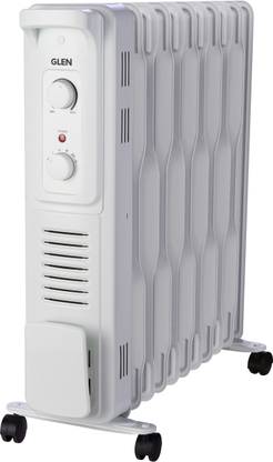 Glen HA7012OR13 Electric Oil Filled Radiator Room Heater 2500W with 13 ...