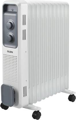 Glen HA 7011 11 FIN Electric Oil Filled Radiator bed Room Heater With(2 ...
