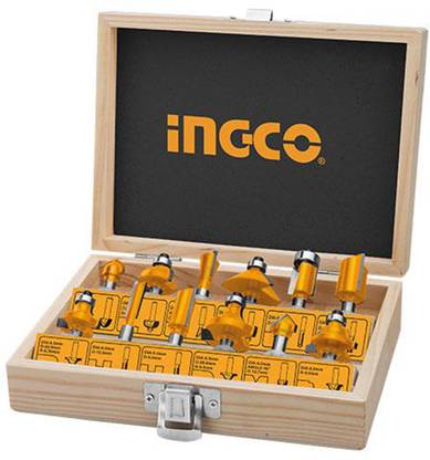 INGCO AKRT1221 Router Bit 12mm Rotary Bit Set Price in India - Buy ...