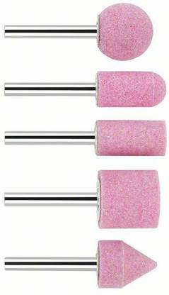 BOSCH Grinding Point 1609200286 5-piece mounted point set Rotary Bit ...