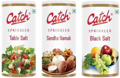 Catch Table Salt 200 GMS + Sendha Salt 100 GMS + Black Salt 200 GMS ...