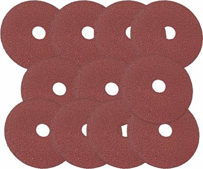DUMDAAR 10pc 5inch (125mm) Fiber Sanding Disc P80 (80 Grit) for Metal ...