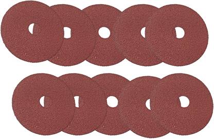 Inditrust 10pc 5inch (125mm) Fiber Sanding Disc P36 (36 Grit) Aluminum ...