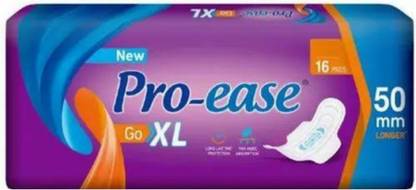Pro-ease Go XL 15 PADS PACK OF 1 Sanitary Pad | Buy Women Hygiene products online in India ...