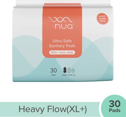 Nua Ultra Safe| 30 Heavy Flow -XL+ | SUPER SAVER PACK | Leakproof ...