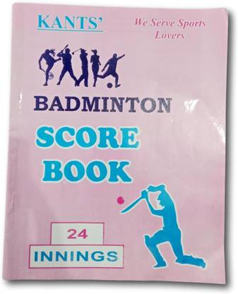 Sterling Badminton Scorebook Price in India - Buy Sterling Badminton ...