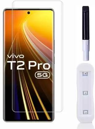 VZZR Edge To Edge Tempered Glass for Vivo T2 Pro 5G, Vivo T2 Pro, T2 ...