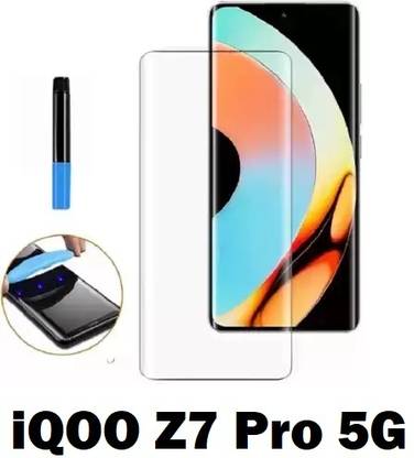 ASVALBUY Edge To Edge Tempered Glass for iQOO Z7 Pro 5G, Vivo iQOO Z7 ...
