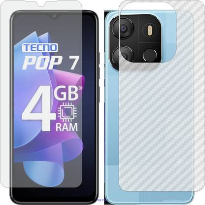 TELTREK Front and Back Screen Guard for TECNO BF6 (Front Matte Finish ...