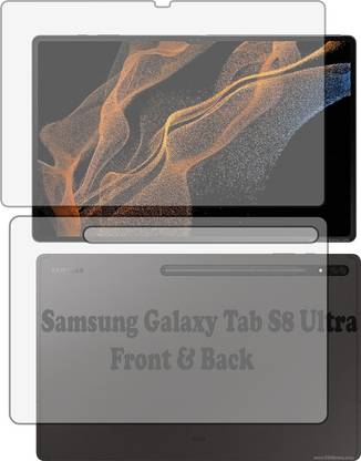 Spnrs Front and Back Tempered Glass for L Samsung Tab S8 Ultra (Front ...