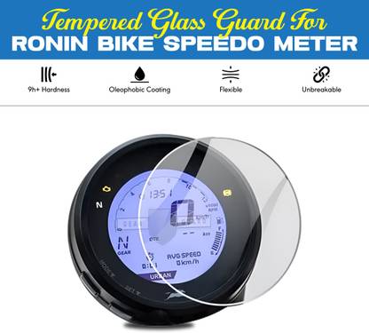 MIKANIX Tempered Glass Guard for Ronin Bike Speedo Meter Display Screen ...