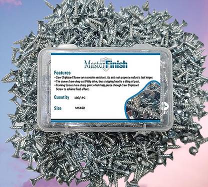 MASTER FINISH Stainless Steel Oval Self-drilling Screw Price in India ...