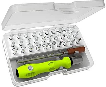 The Cube Mart 32 in 1 Mini Screwdriver Bits Set with Magnetic Flexible ...