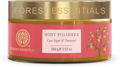 Forest Essentials Body Polisher Cane Sugar & Tamarind Mild Ayurvedic Exfoliating Scrub - Price ...