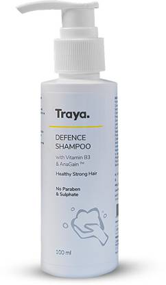 Traya Defence Shampoo for Scalp Nourishment | Contains Biotin & Anagain ...