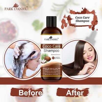 PARK DANIEL Coco Care Shampoo with Coconut For Deep Cleansing Pack of 1 ...