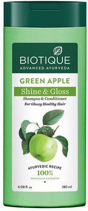 BIOTIQUE Bio Green Apple Shampoo 180 ml - Price in India, Buy BIOTIQUE ...
