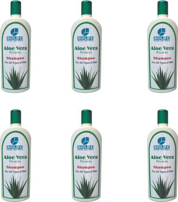 BIOLIFE Aloevera Shampoo for Smooth Dandruff Silky Bounce Strong Hair ...