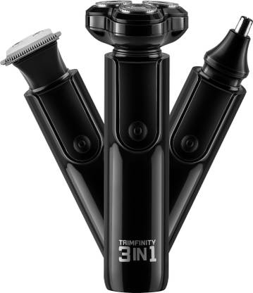 urbangabru Trimfinity 3-in-1 Waterproof Electric Face Trimmer & Shaver ...
