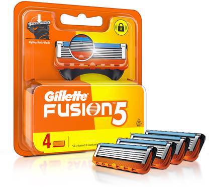 Gillette Fusion 5-Bladed Cartridges with Precision Trimmer - Price in ...