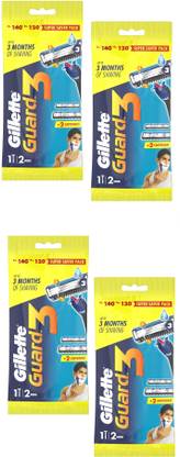 Gillette GUARD RAZOR SMOOTH PK OF 4, Men - Price in India, Buy Gillette ...
