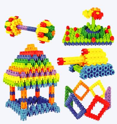 Mayne Creative Puzzle Block Hexagonal Shaped Constructive Play Blocks ...