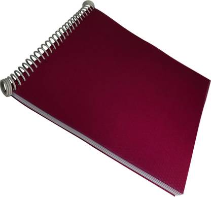 FRONTEX Hand Trimmed Top Edge Spiral Bind Assorted Notebook UNRULED 200 ...