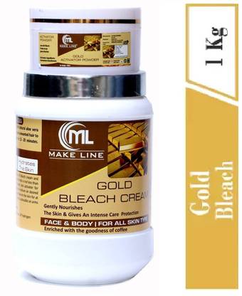 Make line Gold Bleach with Activator powder - Price in India, Buy Make ...
