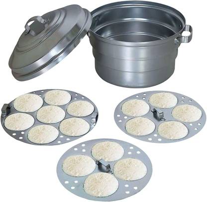 Thaimart Idli maker induction base idli cooker set aluminium 3 Plates ...