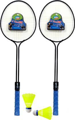 CARRY ON 2 Piece Badminton Racket With 2 Piece Plastic Shuttle cock ...
