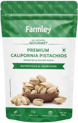 Farmley Premium California Roasted & Salted Pistachios Price in India - Buy Farmley Premium ...