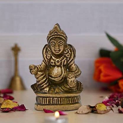 UROOH Maharaj Kuber Statue God of Wealth and Prosperity Brass Sculpture ...