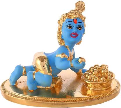 Delight Fabrics Laddoo Gopal Idol | Bal Gopal Murti Car Dashboard ...