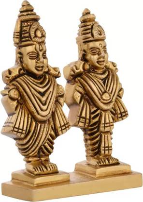 SHREEYAASH Shreeyash Brass Vitthal Rukmani ji Idol | Murti Home ...