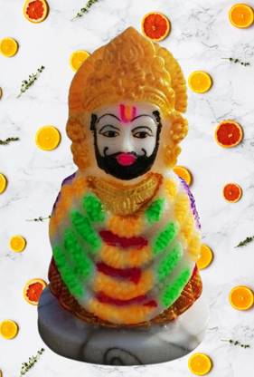 sakshi Lord Khatu Shyam Ji Idol Statue God Shyam Dev Spiritual Puja ...