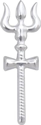 KMJ pure silver trishul for Lord shiva, pooja ghar, home decor ...