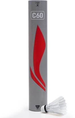 LI-NING C60 Feather Shuttlecock Feather Shuttle - White - Buy LI-NING ...