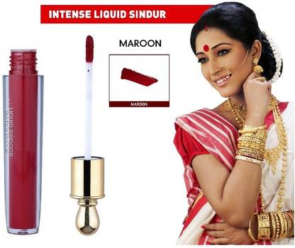 BLUEMERMAID WATERPROOF MAROON COLOR SMUDGE PROOF SINDOOR BEST FOR WOMEN ...