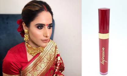 BLUEMERMAID WATERPROOF RED COLOR LIQUID SINDOOR FOR BRIDAL MAKEUP ...