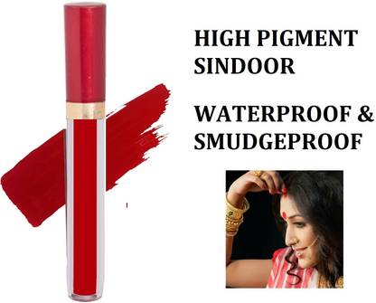 Libline Liquid Sindoor Red with Sponge-Tip- Applicator- Long lasting ...