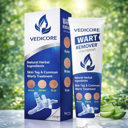 Vedicore Wart Treatment Cream 100gm | Natural Herbal Formula for Clear ...